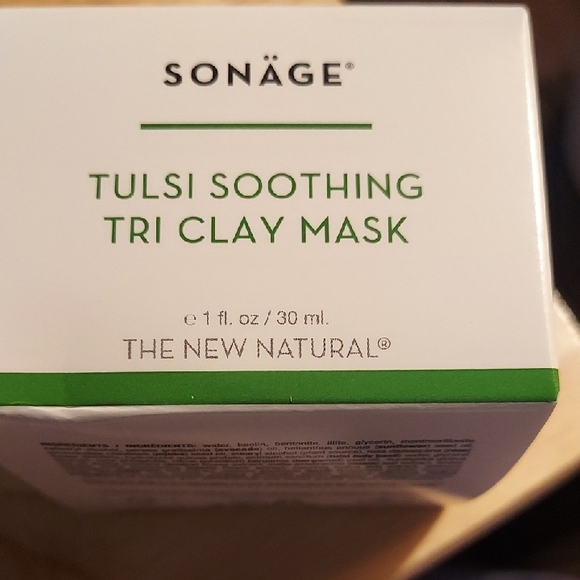 Sonage | Skincare | Songe Tulsi Soothing Tri Clay Mask Refreshing Green ...